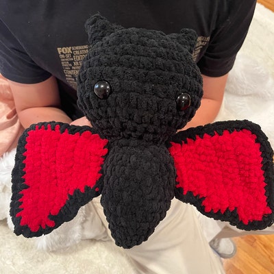PATTERN: Plush Binx the Bat Pattern Amigurumi Chunky Bat Pattern Super ...