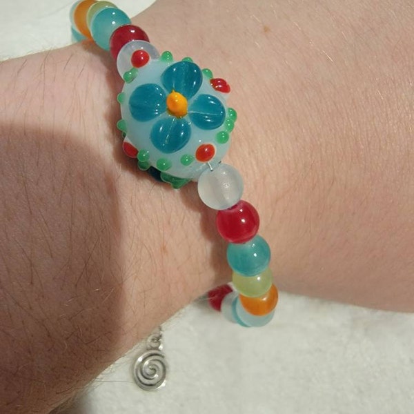 Deep Space Beaded Keychain - Etsy