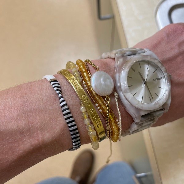 Triple Band Ring- Ribbed Ring- Non Tarnish- Waterproof- 18k Gold Plated ...