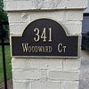 Metal Address Plaque Personalized Cast With Arch Top (large Option ...