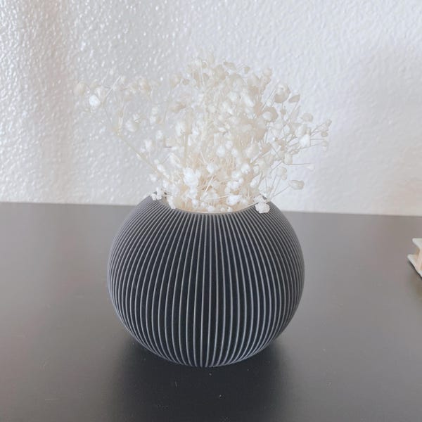 LARGE off White Vase bottle Sleek Design Original and Striking Decor ...