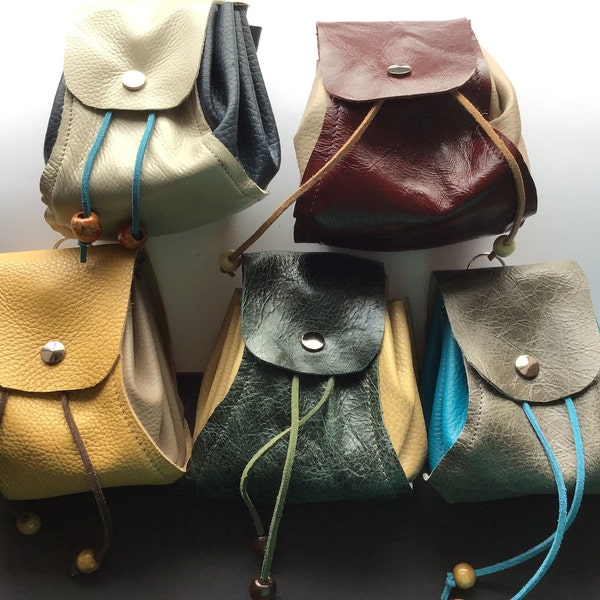 PDF Leather Drawstring Pouch Pattern / Dice Pouch Pattern / Video ...