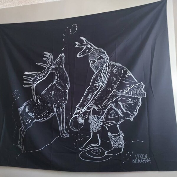 The NOAIDI, Sami Shaman and Reindeer, Art Print - Etsy