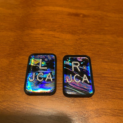 Holographic Oil Spill X-ray Markers Fun Xray Markers With Initials ...