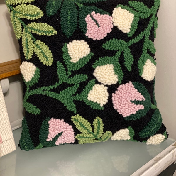 Spring Floral Punch Needle Pillow DIGITAL Pattern - Etsy