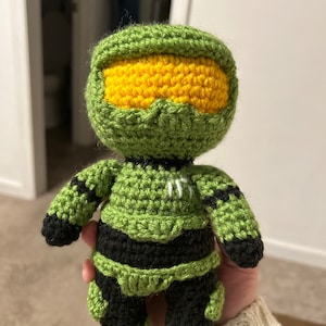 Master Chief Crochet Pattern Video Game Inspired PDF File - Etsy