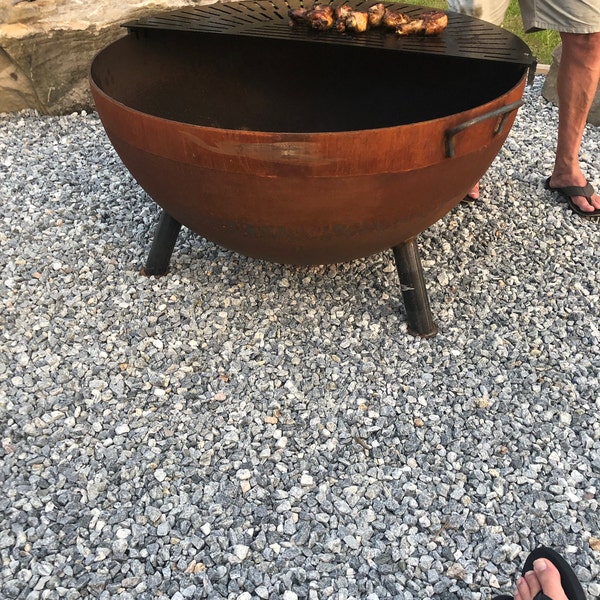 41" Fire Pit Hemisphere Series - Etsy