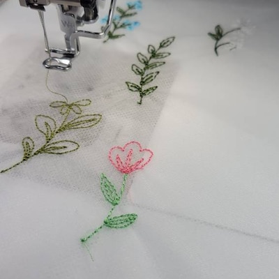 Flower Mini Embroidery Designs Set 45 Individual Sketch Files for ...