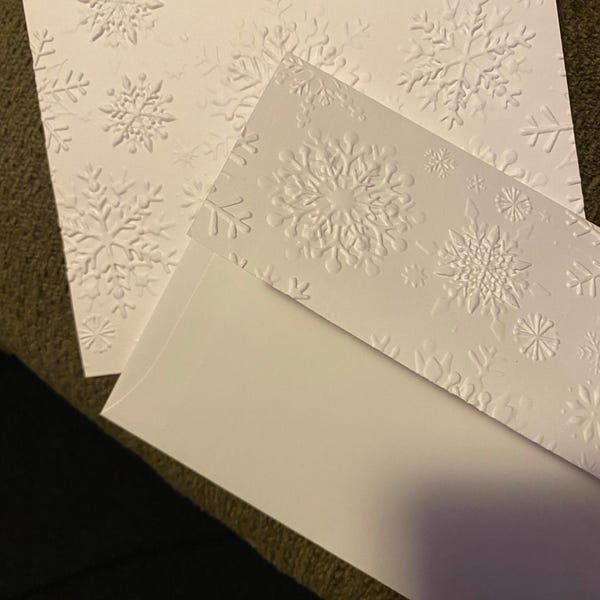 Embossed Note Cards, Vintage Style Note Cards, Note Card Set With ...