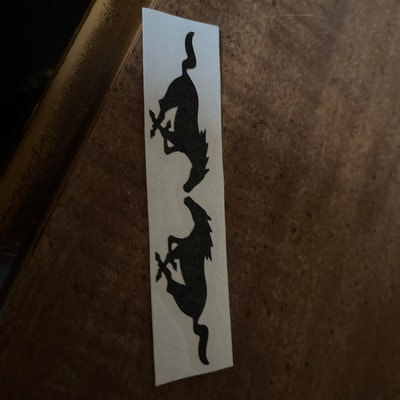 Ford Mustang Door Handle Decals Ponies Sold in Pairs - Etsy