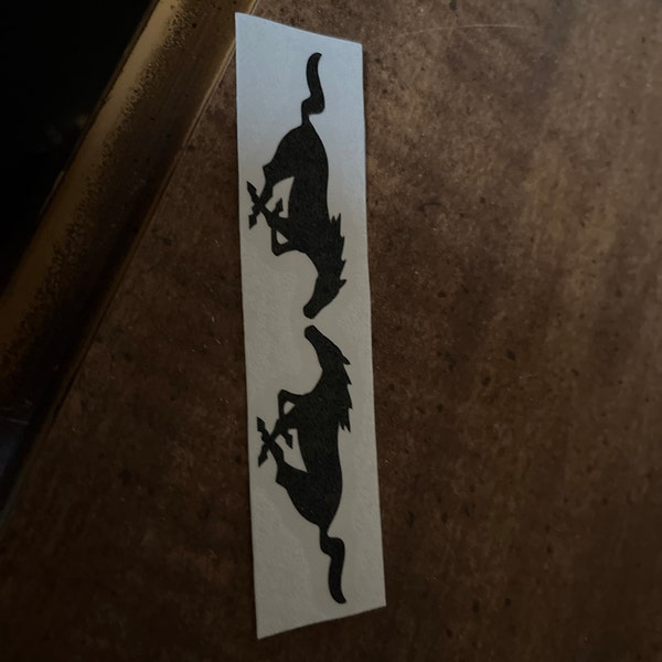Ford Mustang Door Handle Decals Ponies - Sold in Pairs - Etsy