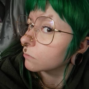 2 Style Barbell Chain, Ear Piercing Chain, Industrial Piercing ...