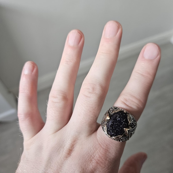 Oval Onyx Man Engagement Ring, Man Ring Gold,family Ring ,vintage Ring ...