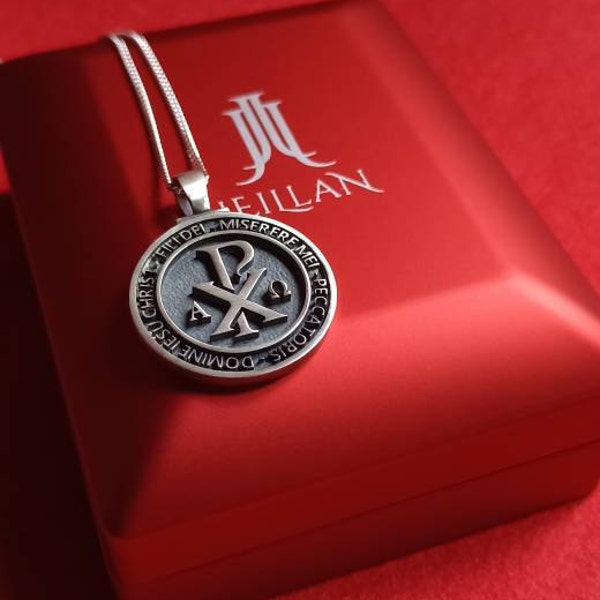 Chi Rho Necklace Pendant, Chi-rho XP Necklace, Christian Jewelry ...