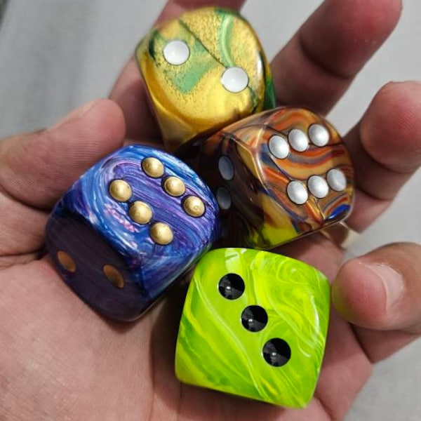 D100, 2D10 Dice Random Number Spinner Ring Gold - Tool to Generate ...