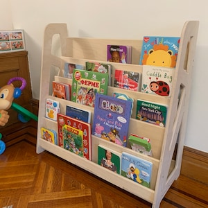 Corner Shelf Montessori Toy Shelf Corner Toyshelf Montessori Wooden ...