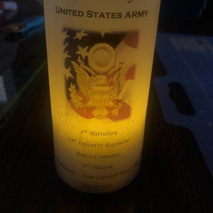 VICTORY Forge/forge Army Basic Training 6 Custom/personalized LED ...