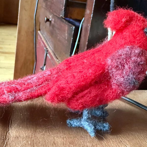 Needle Felted Bird Feet Craft Tutorial: Realistic Wool Toy Bird Legs ...
