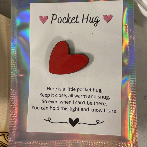 Pocket Hug Instant Download Printable Card Template Make and Sell Your ...