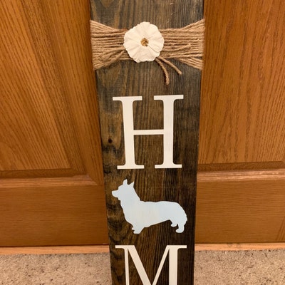 Corgi Sign Welsh Corgi Dog Sign Corgi Home Sign Corgi Dog Home Sign ...