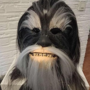 Chewbacca Mask Foam Templates and Hairing - Etsy