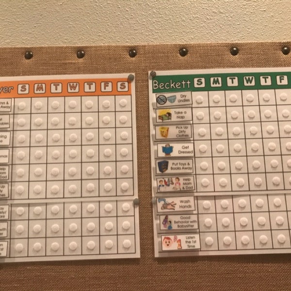 5 Pack Extra Chore Tokens for Allowance Chore Chart or to Do List ...