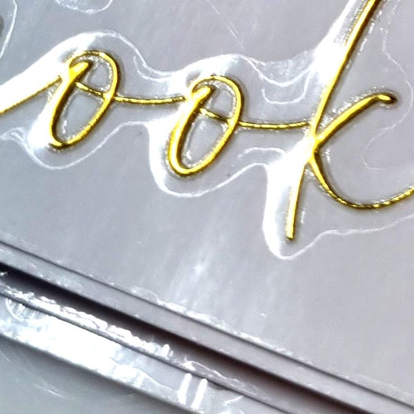 Custom Metallic Transfer Labels – UV Metal-look Stickers | Personalized ...