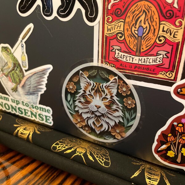 Fresno Nightcrawler Cute Cryptid Sticker - Vinyl Digital Papercut Art ...