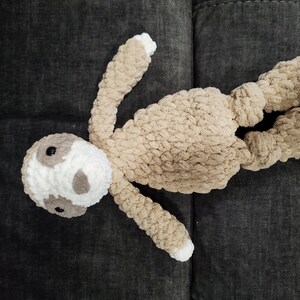 MINI Sunny Sloth Knotted Lovey Crochet Sloth PATTERN - Etsy