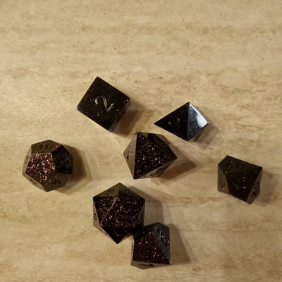 D20 Skull Geode 33mm Dice Sharp Edge, D&D Dice Set for Dungeons and ...
