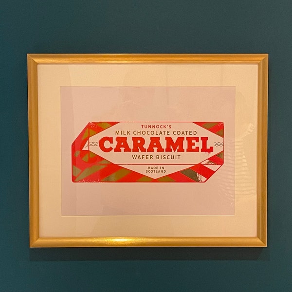 Tunnocks Caramel | Foiled Art | Caramel Wrappers | Taste of Scotland ...