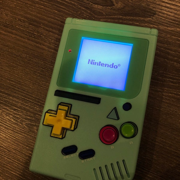 Custom Backlit Adventure Time BMO Gameboy DMG, Modded Bivert Nintendo ...