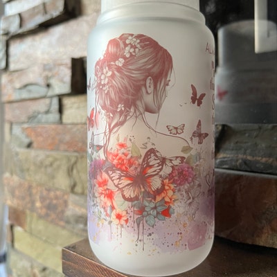 Always Remember You Are Braver 16oz Libbey Glass Can Sublimation Design ...