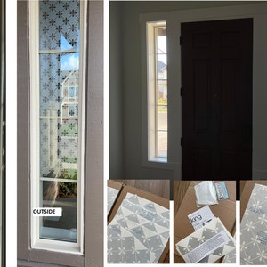 Contempo Style Pattern for Frosted Window Vinyl - Etsy