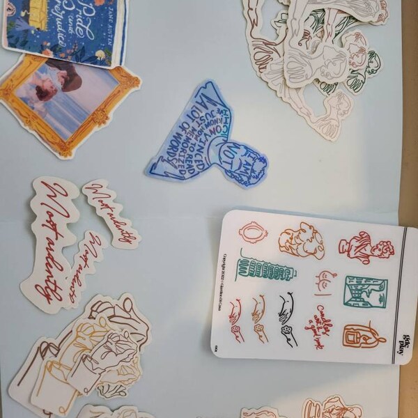 Set of 2 Princess and the Pauper Waterproof Viny Sticker, Preminger ...