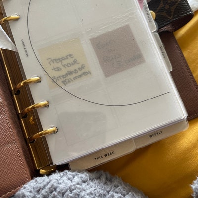 Printed Undated Daily Planner Inserts A5 minimal Stationery Daily ...