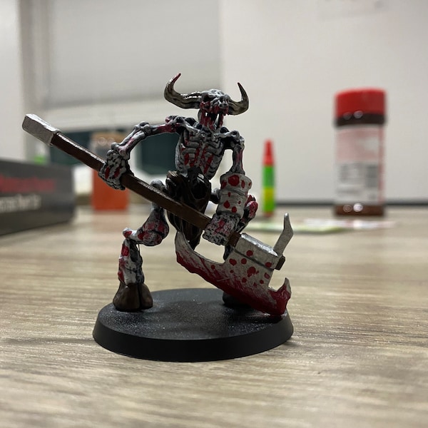 Minotaur Skeleton | 3 Poses | 3D Printed Tabletop Resin Miniatures | D ...