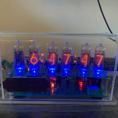 Oscilloscope Clock or Scope Clock New Design Century Font Wifi Included ...