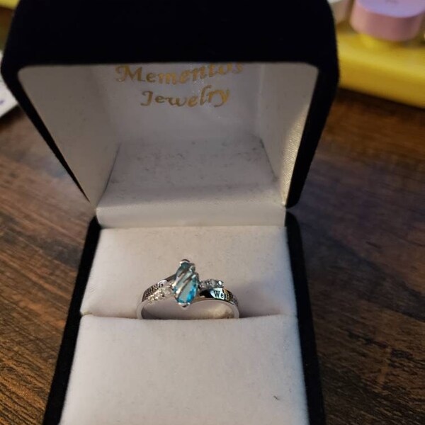 Customized Sterling Silver Women’s High School Class Ring – Gem ...