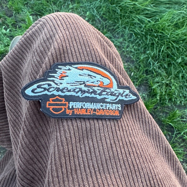 Motorcycle Flying Wheel Wings Patch Embroidered Jacket Vest Patches for ...