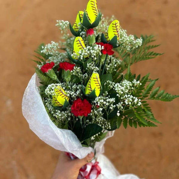 Softball Roses, Sports Rose, Basketball Baseball Soccer Volleyball ...
