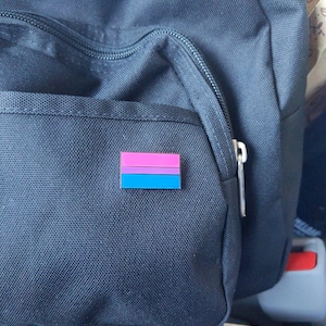 Progress Pride Bar Pin Subtle LGBT Accessory Minimalist Enamel | Etsy
