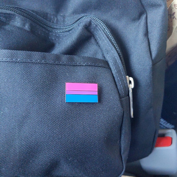 Bisexual Pride Flag Enamel Pin, LGBTQ Bi Pride Lapel - Etsy