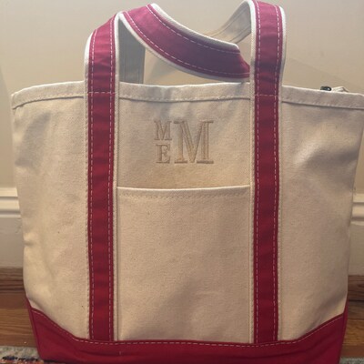 Monogrammed Flight Bag Personalized Canvas and Leather - Etsy