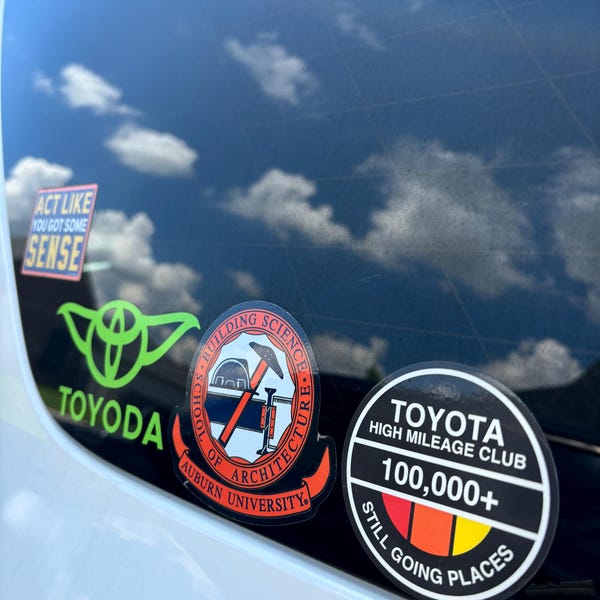 Toyota High Mileage Club Vinyl Sticker: Japanese Vintage Retro Decal - Etsy