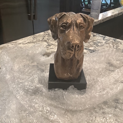 Great Dane uncropped, Dog Marble Statue, Limited Edition, Artdog. Made ...