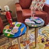 Colorful Funky Resin Side End Tables Unique Pink Blue - Etsy