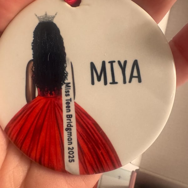 Personalized Pageant Sisters Portrait 5x7 8x10 Pageant Keepsake ...