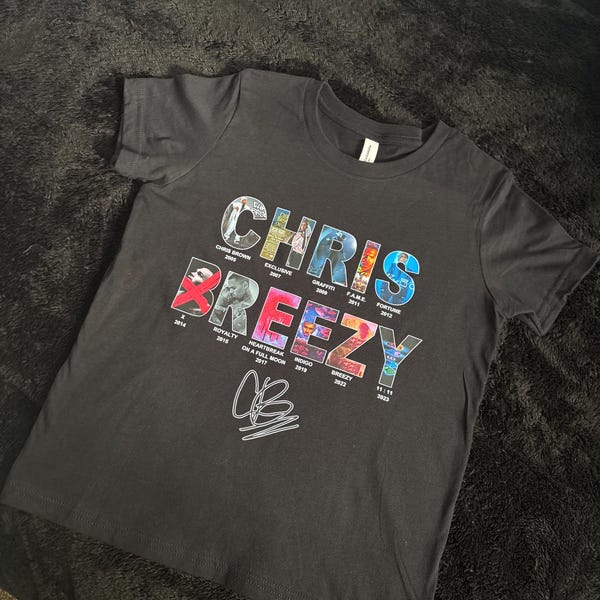 Chris Brown Breezy Bowl XX Shirts, Concert Shirts, Black Culture Shirts ...