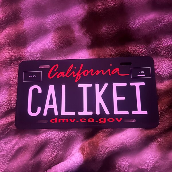 Personalized Virginia State License Plate Custom Keychain Tag - Key Tag ...